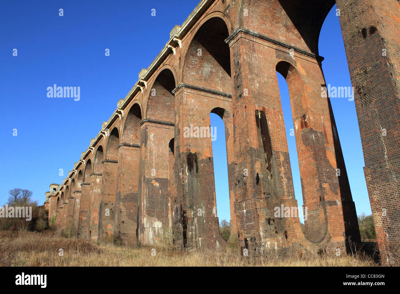 Ouse Valley Viaduct (Balcombe Viaduct) over the River Ouse on the ...