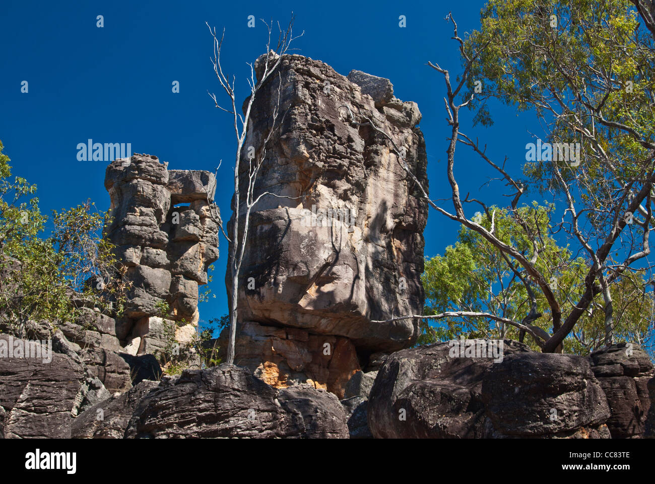 THE LOST CITY, ROCK FORMATIONS, LITCHFIELD NATIONAL PARK, NT, AUSTRALIA ...