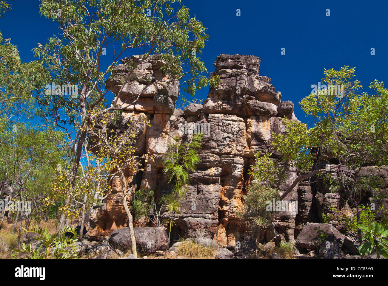 THE LOST CITY, ROCK FORMATIONS, LITCHFIELD NATIONAL PARK, NT, AUSTRALIA ...