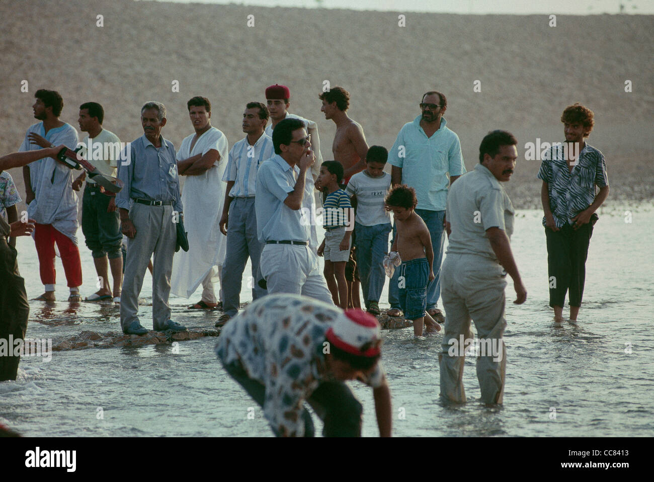 The Opening Of The Great Man Made River Project Bringing Water From Southern Libyan Subterranean