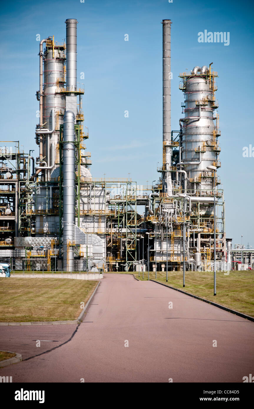 Leuna Works chemical plant, Leuna, Saxony-Anhalt, Germany, Europe Stock ...