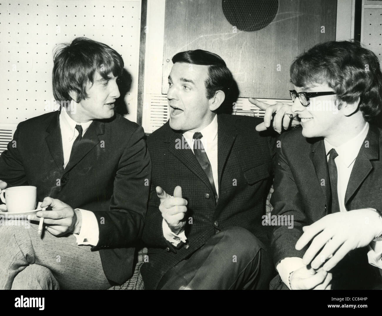 PETER AND GORDON UK pop duo with DJ Alan Freeman on 11 May 1965. Gordon ...