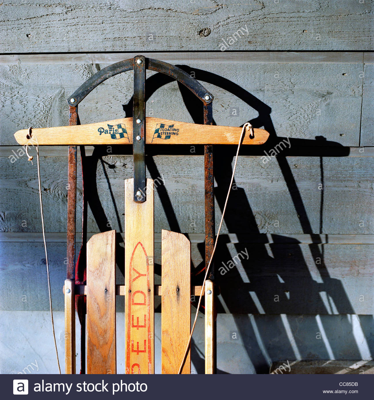 Old Fashioned Sled High Resolution Stock Photography and Images - Alamy