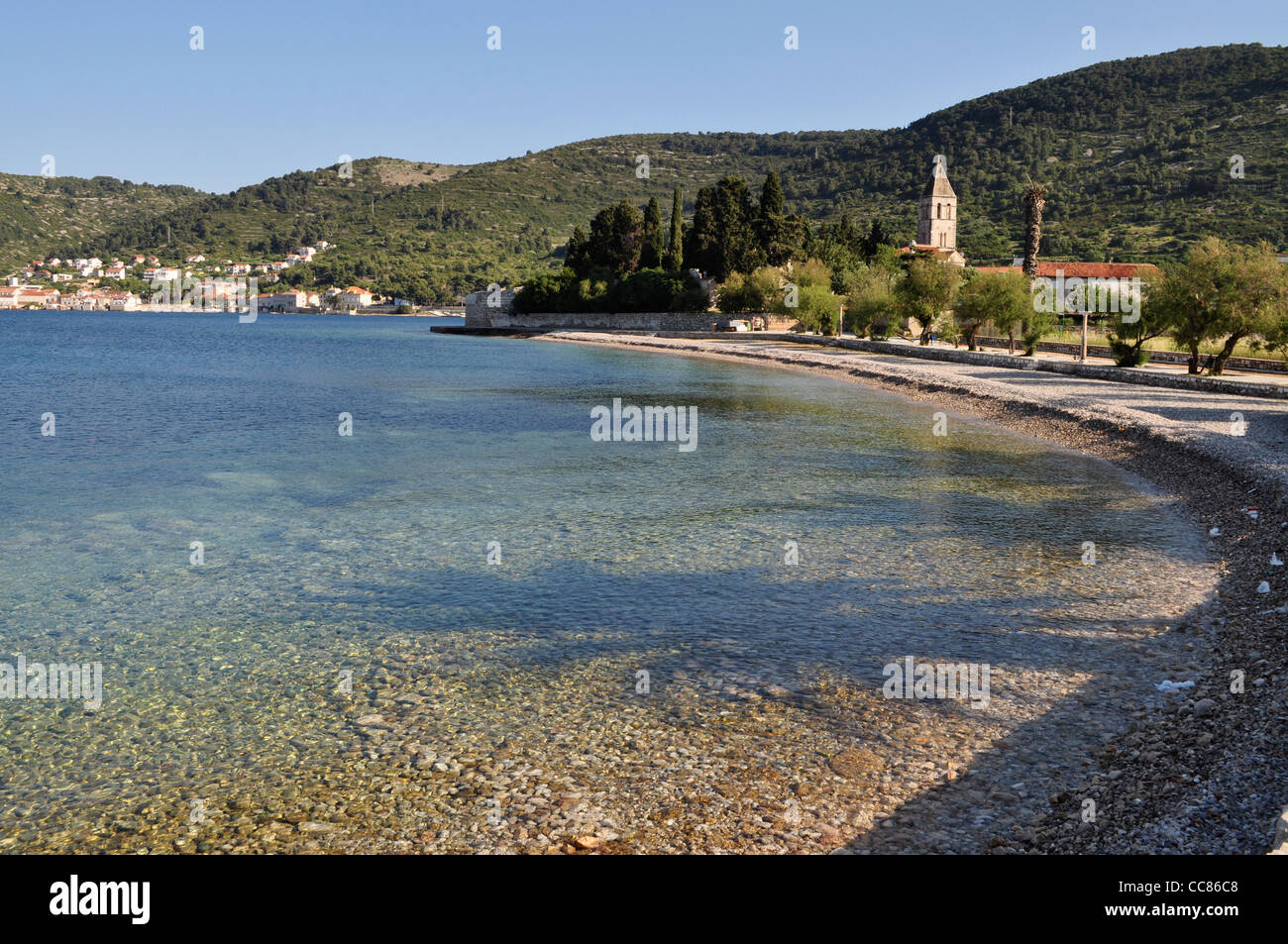 Island of Vis, near Split, Croatia, historic location of defeat of ...