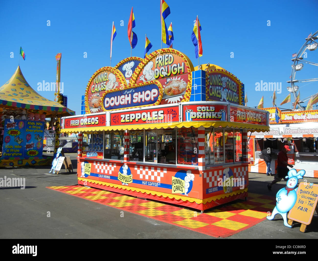 Florida State Fair Tampa Florida food consession Stock Photo - Alamy