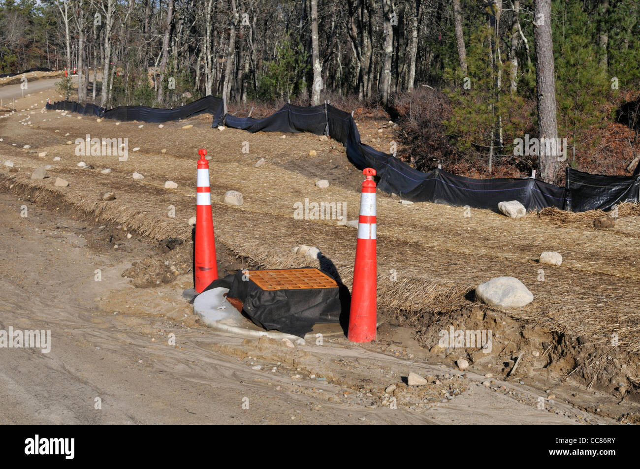 Construction site drain drainage hi-res stock photography and images ...