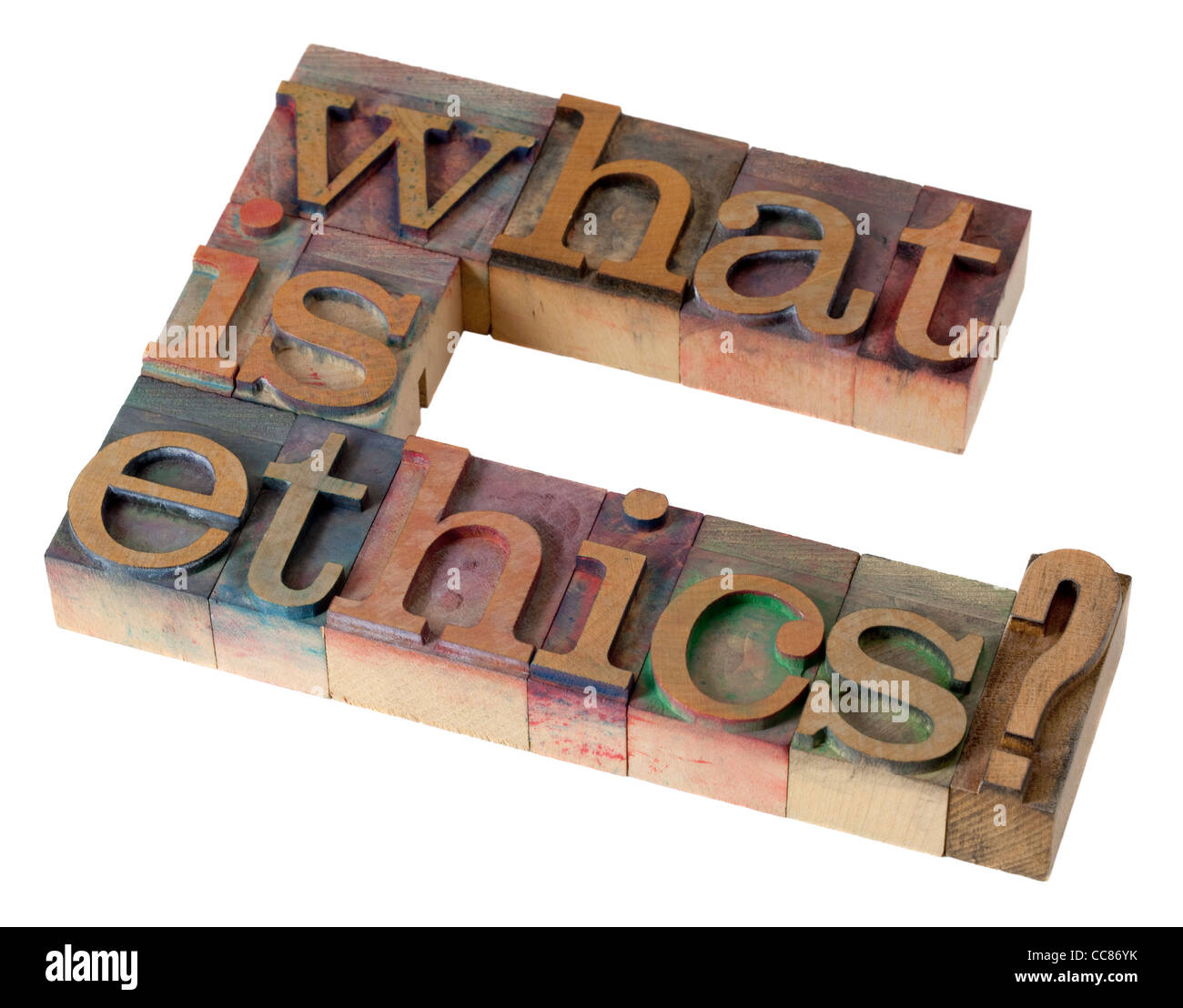 what is ethics - question in vintage letterpress printing blocks ...