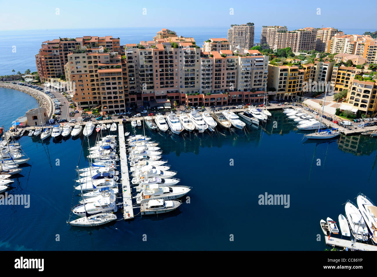 Monte Carlo Harbor Yachts Boats Monaco Principality French Riviera ...