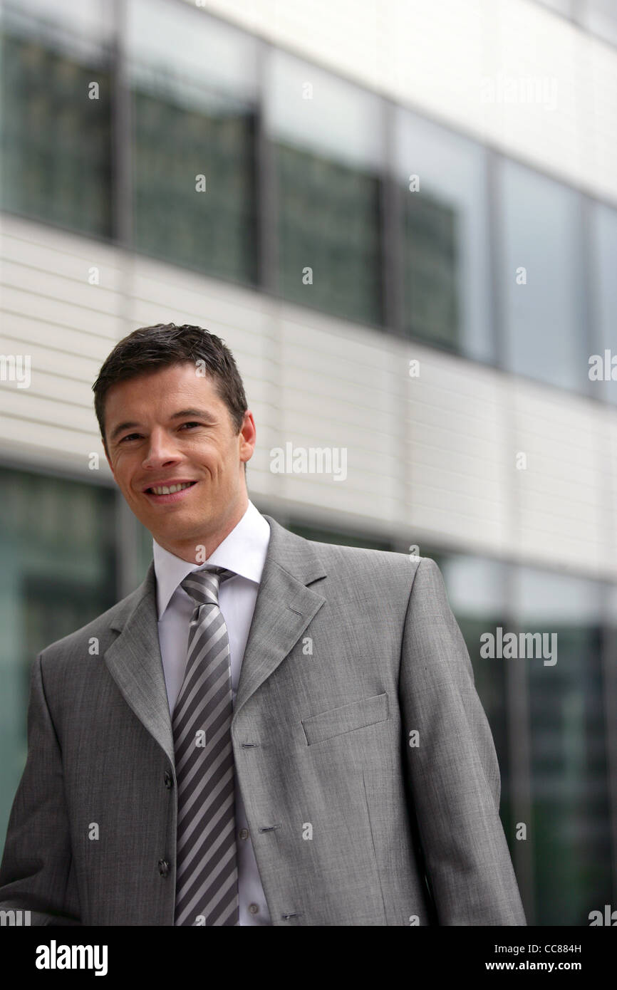 Business people stood outside building hi-res stock photography and ...