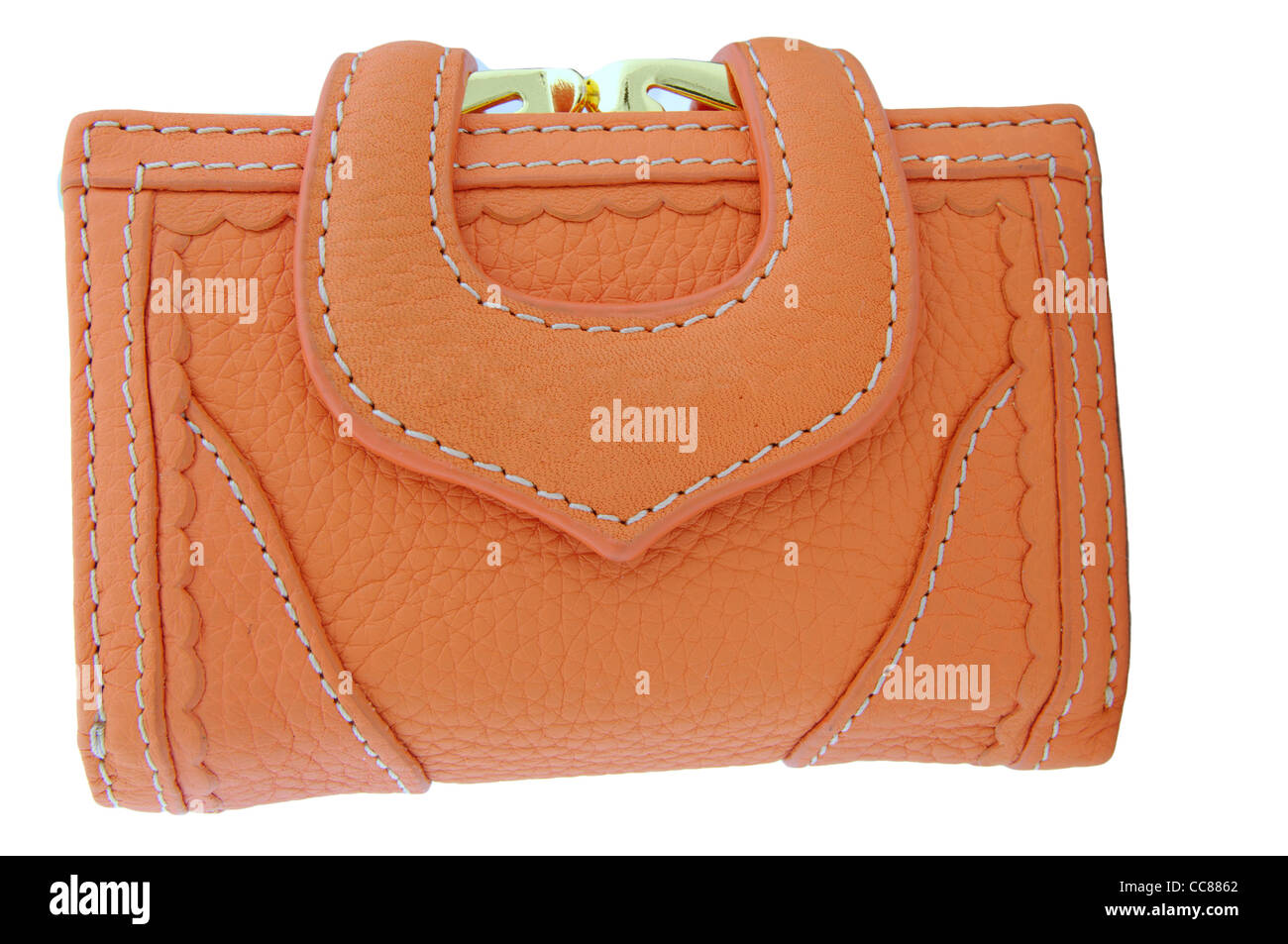 beautiful yellow pouch on the white background Stock Photo - Alamy