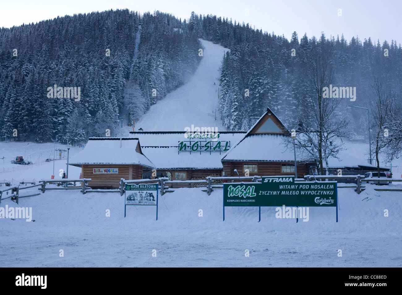 Nosal Sky Slope Zakopane Poland Stock Photo - Alamy