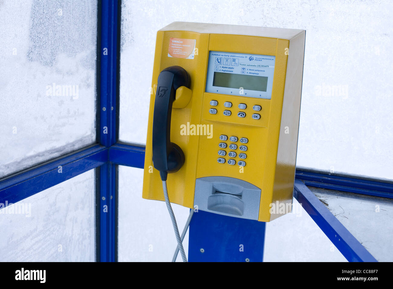 Telephone Box Zakopane Poland Stock Photo - Alamy