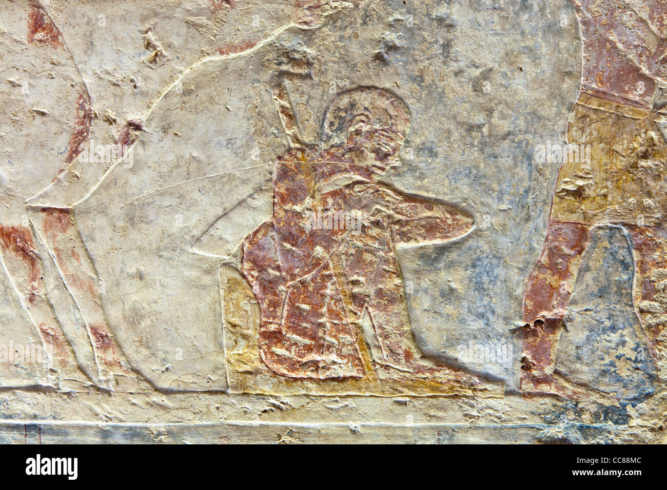 Reliefs in the Middle Kingdom tomb of Senbi Son of Ykh Hotep at Meir ...