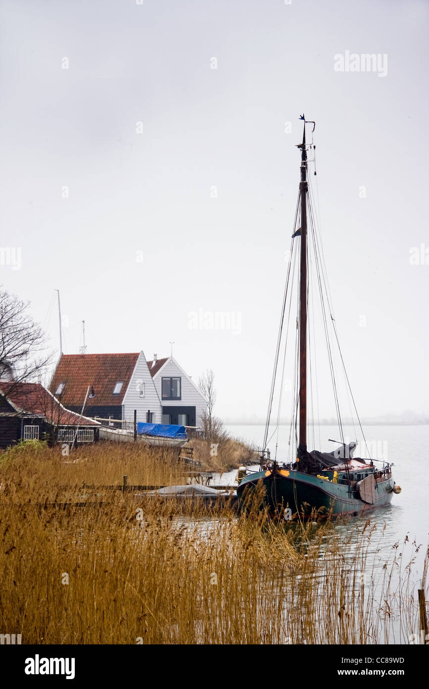 Village boat hi-res stock photography and images - Alamy