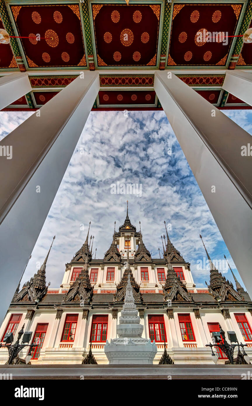 Loha Prasat at Wat Ratchanadda | Bangkok Stock Photo - Alamy