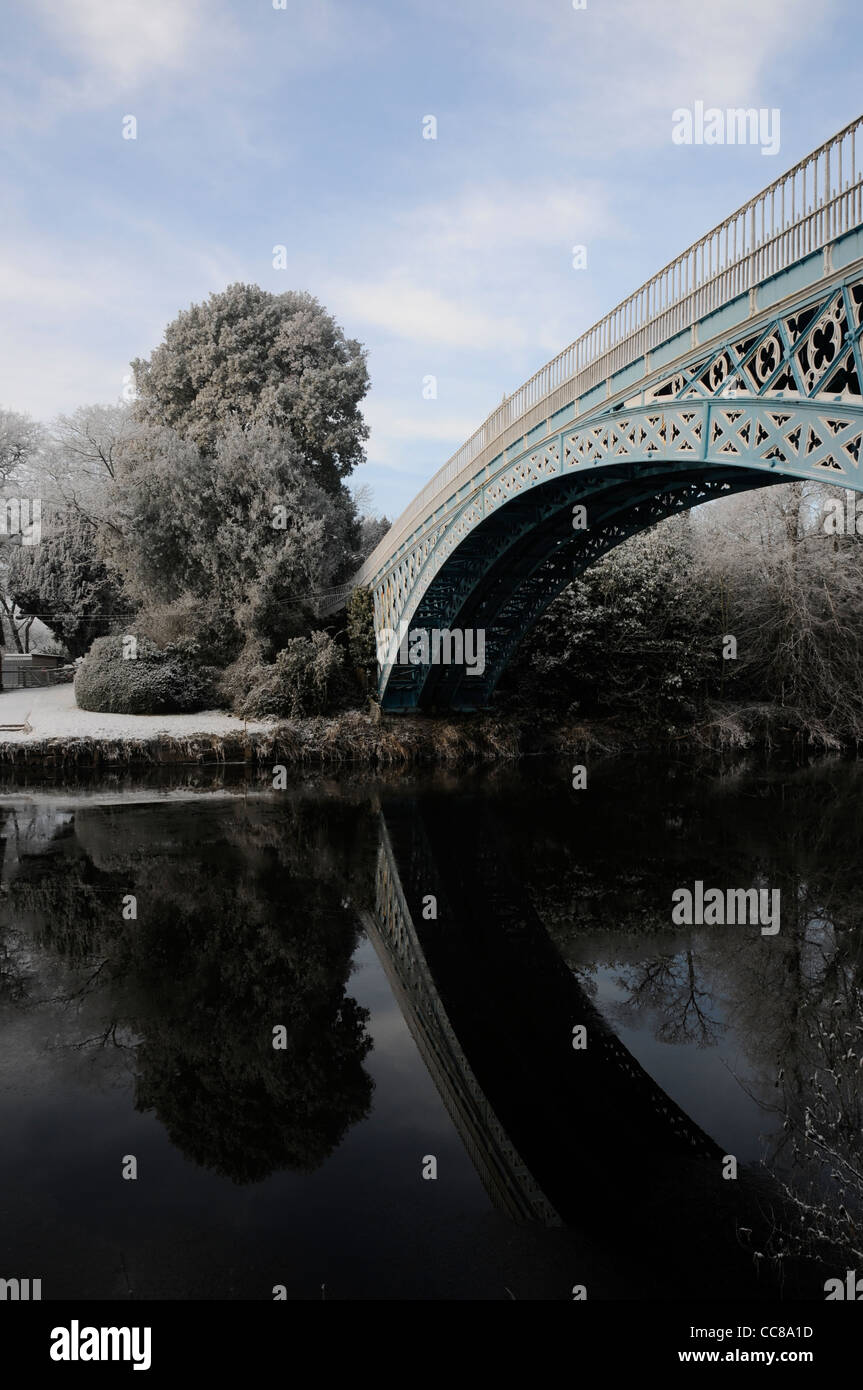 Winter scene in Chester UK Stock Photo - Alamy