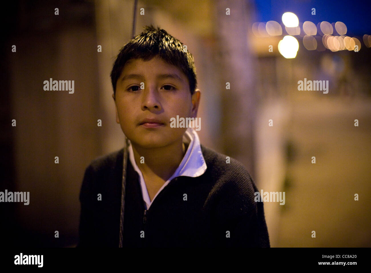A boy on the streets of Lima, Peru, South America Stock Photo - Alamy