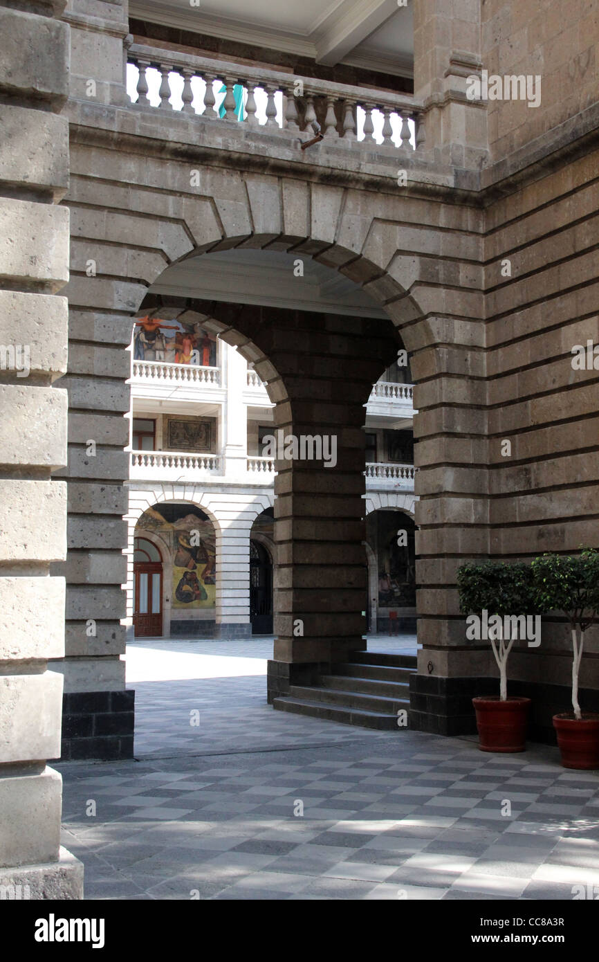 Diego Rivera murals in the Secretary of Public Education building in ...