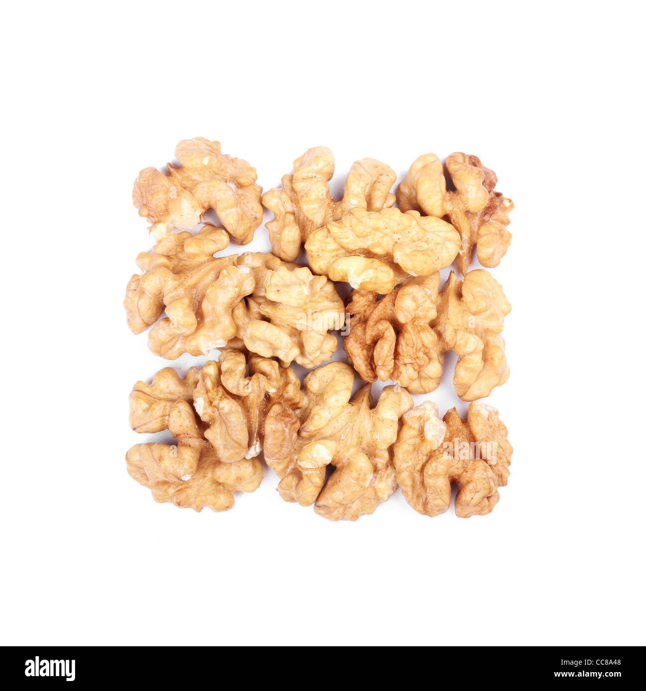 Walnut nut texture macro Cut Out Stock Images & Pictures - Alamy