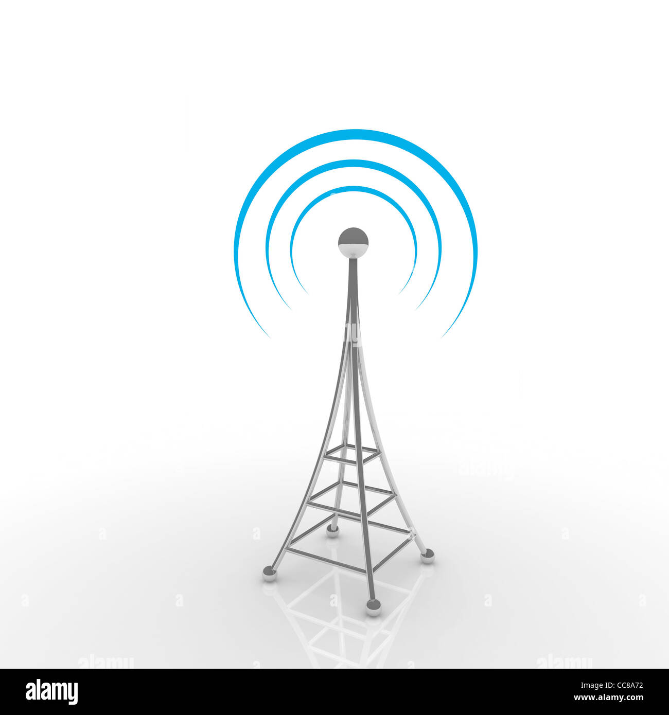 Mobile antena. Communication concept Stock Photo - Alamy