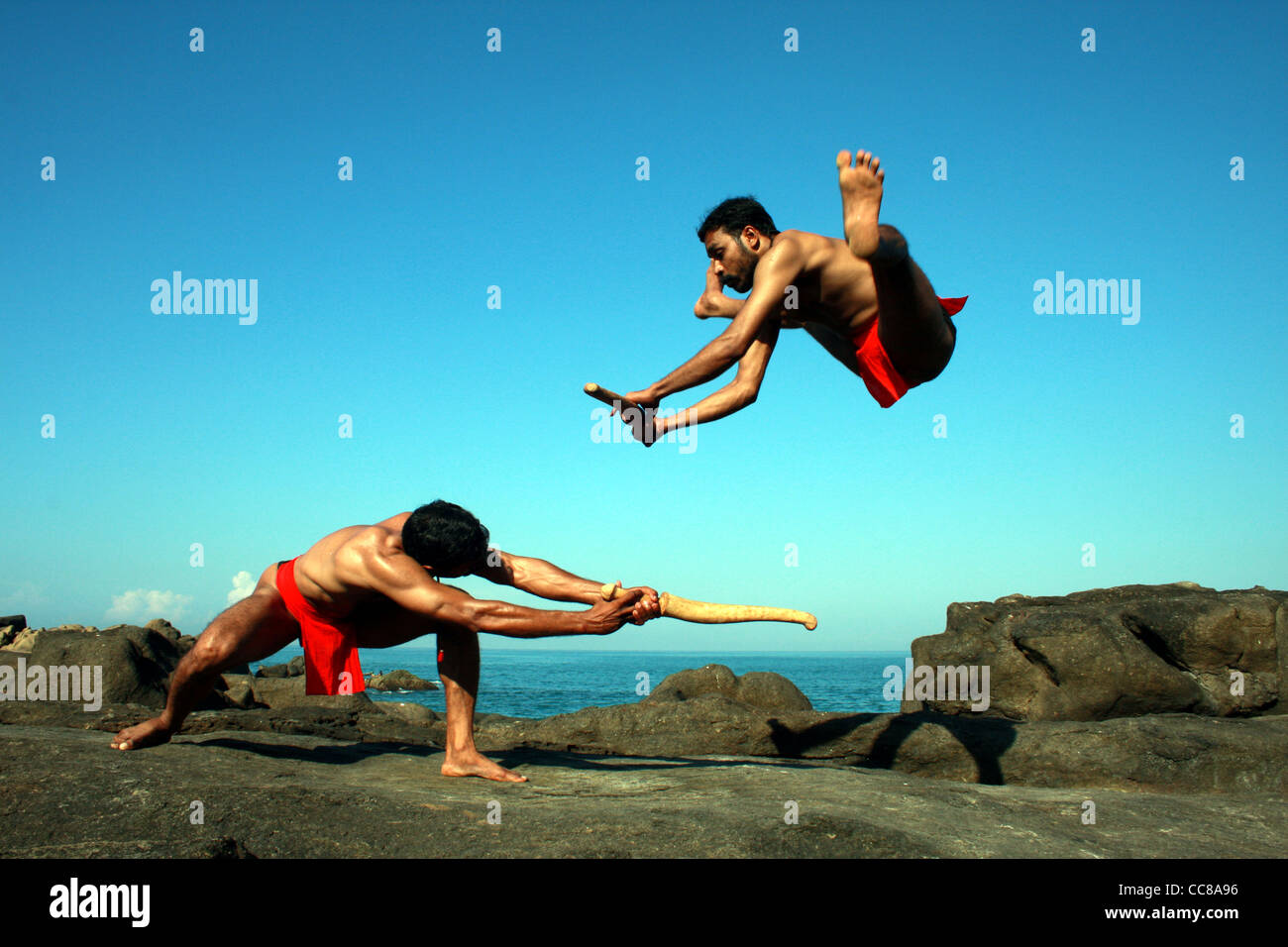 Kalaripayattu marital hi-res stock photography and images - Alamy