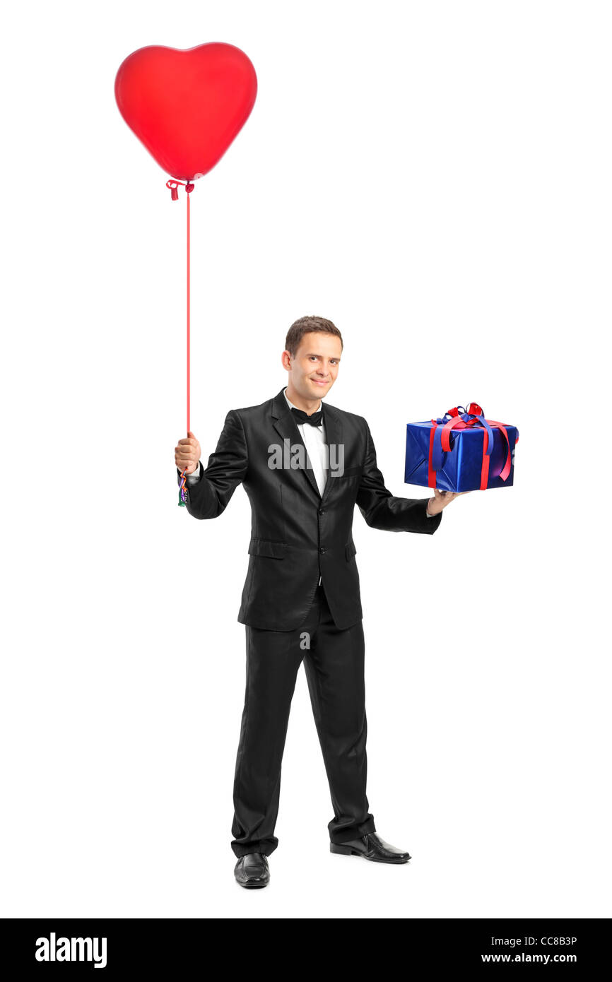 Man carrying balloon Cut Out Stock Images & Pictures - Alamy