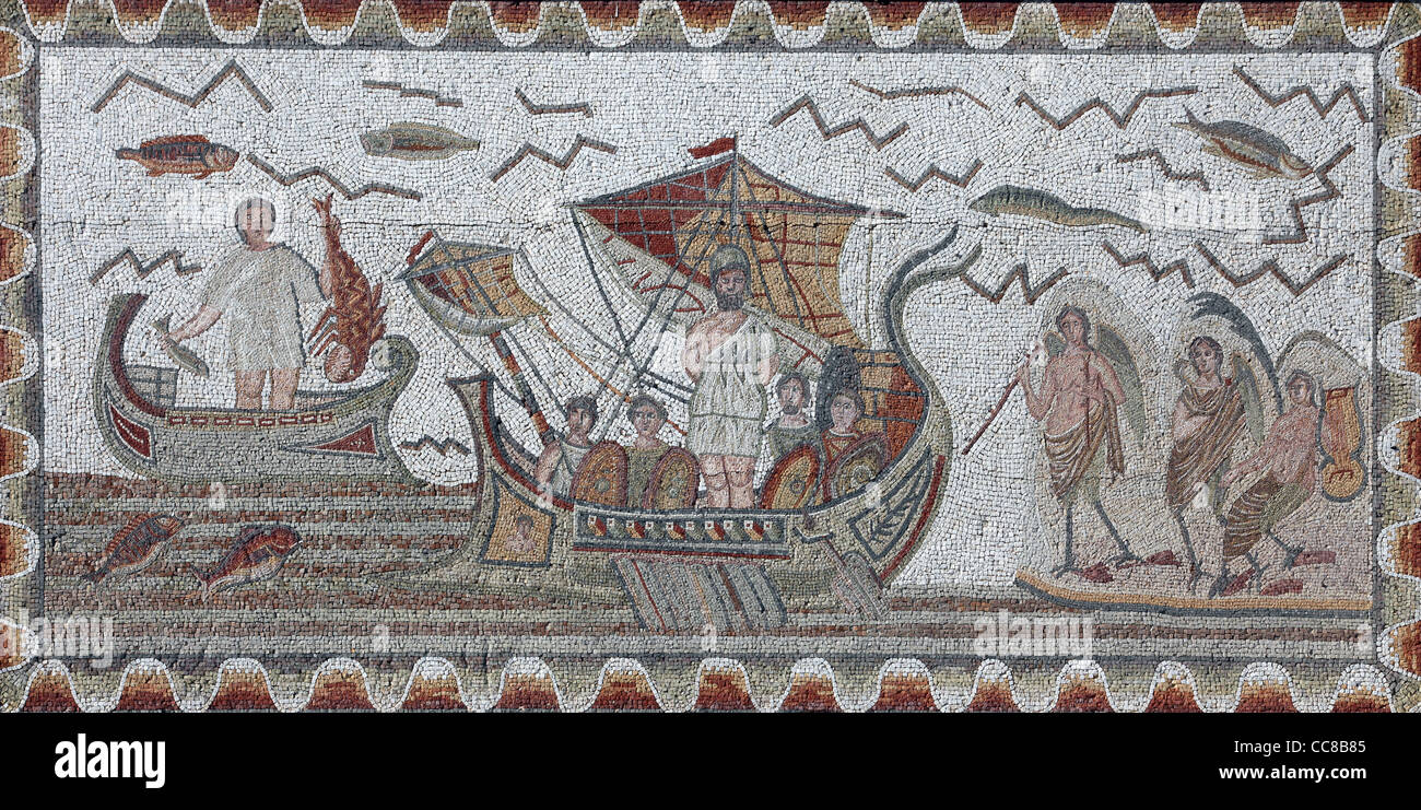 Ancient Roman mosaic Stock Photo - Alamy