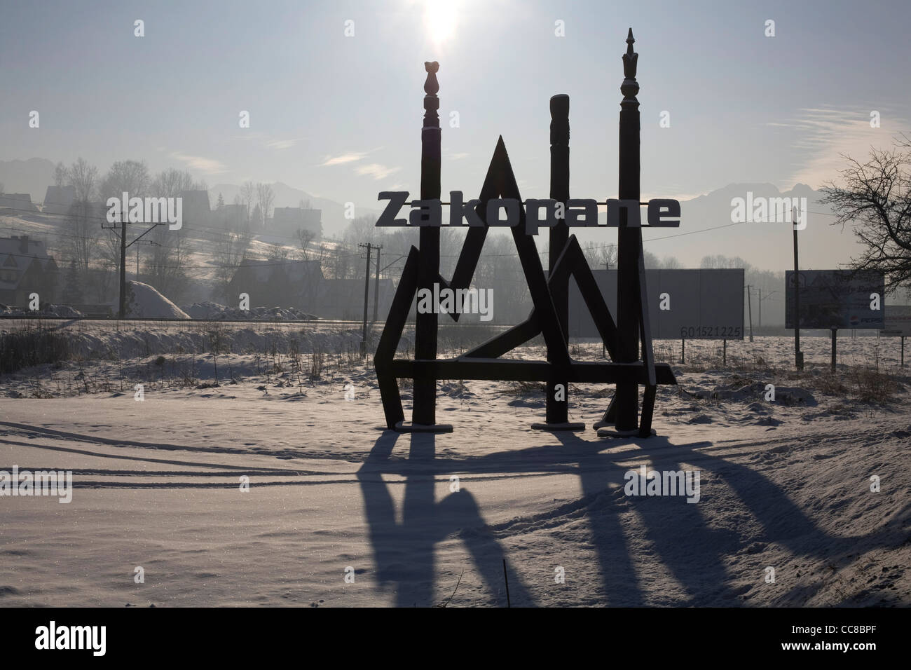 Zakopane Poland Sign Stock Photo - Alamy