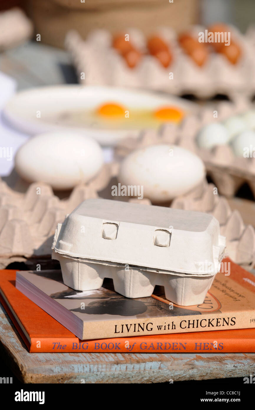Reference books as a poultryman gives a presentation on keeping ...