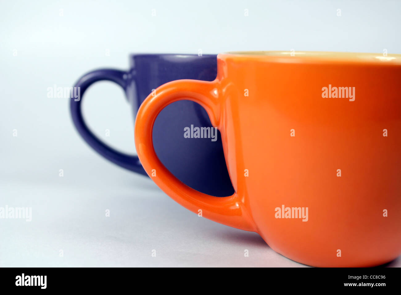 two porcelain cups Stock Photo - Alamy