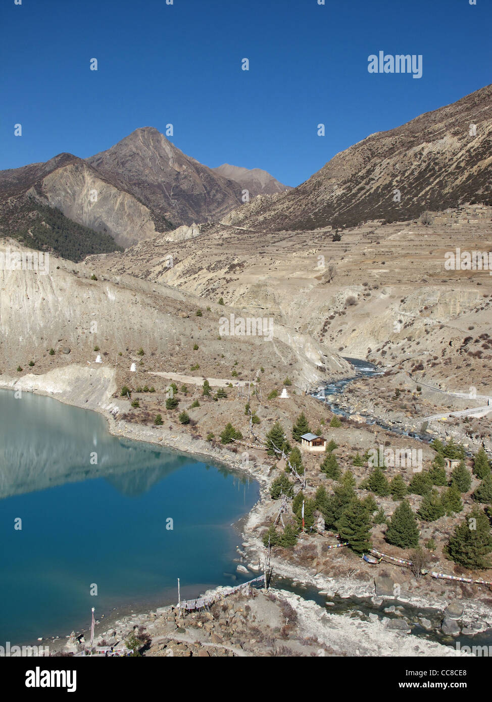 Beautiful blue lake Stock Photo - Alamy