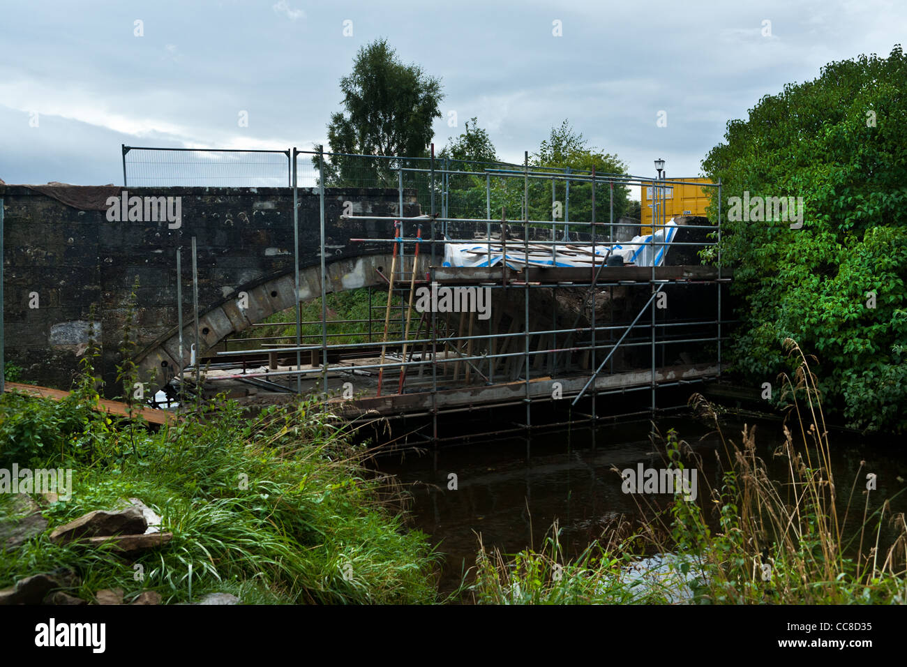 Bridge Repairs, Fortrose, Ross & Cromarty, Scotland Stock Photo - Alamy