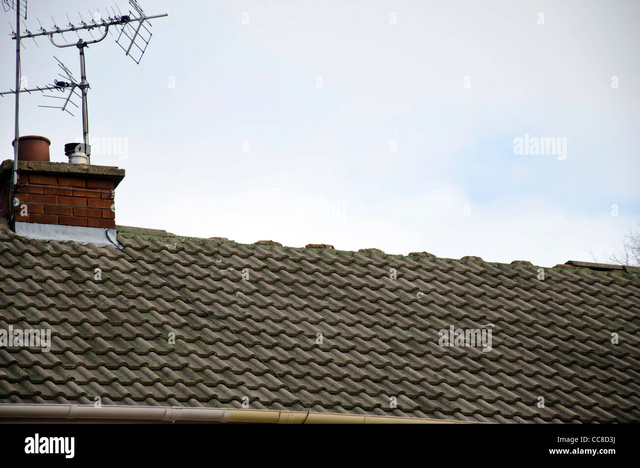 Storm damage uk roof hi-res stock photography and images - Alamy