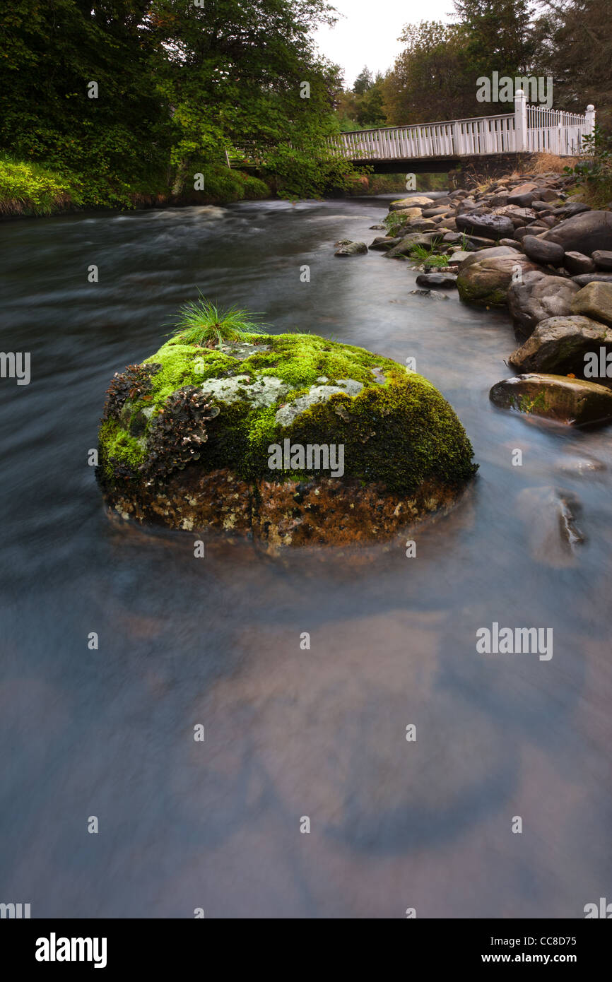 A gurgling stream in Glen Glass, Ross & Cromarty, Scotland Stock Photo ...
