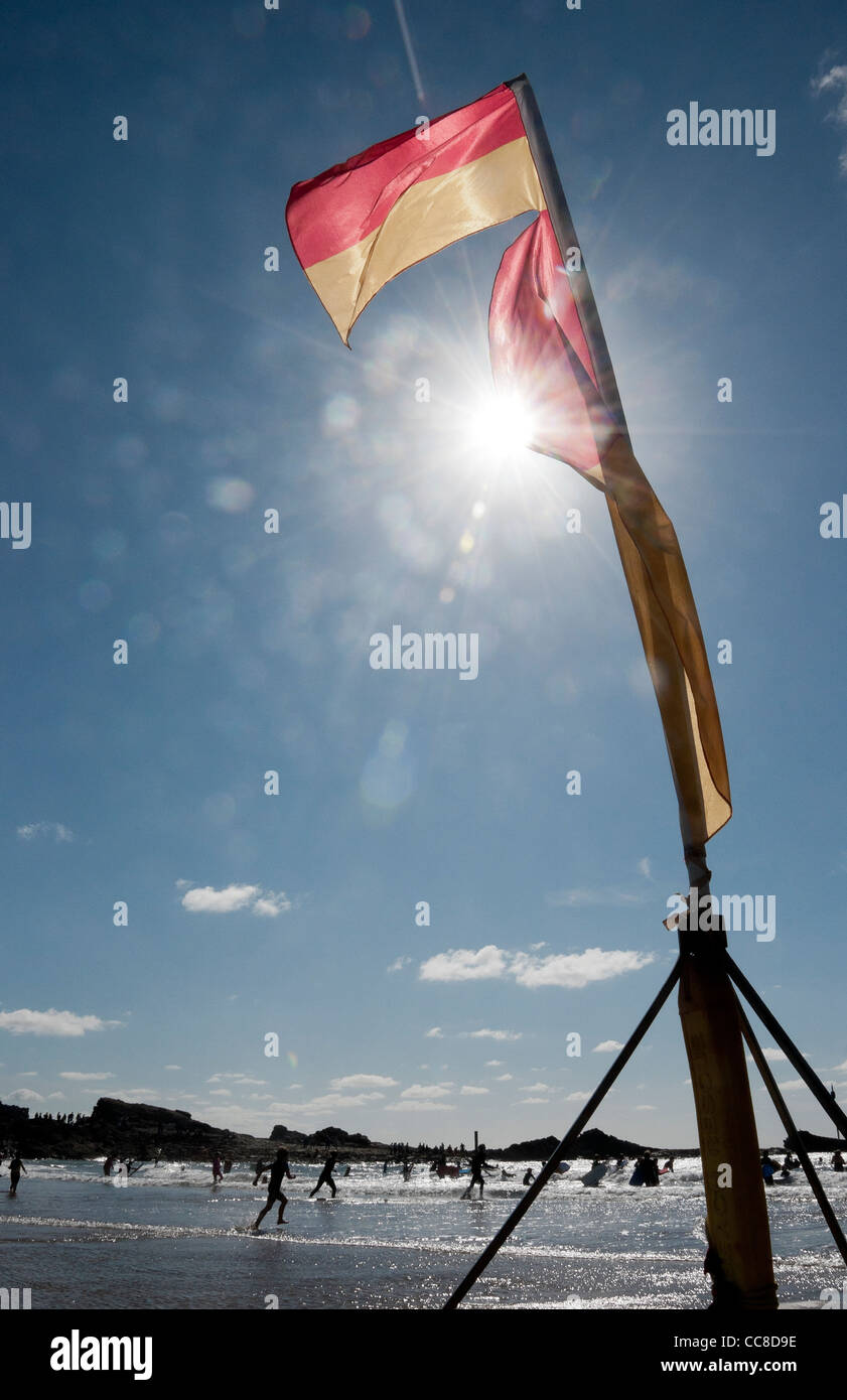 Safety flag hi-res stock photography and images - Alamy