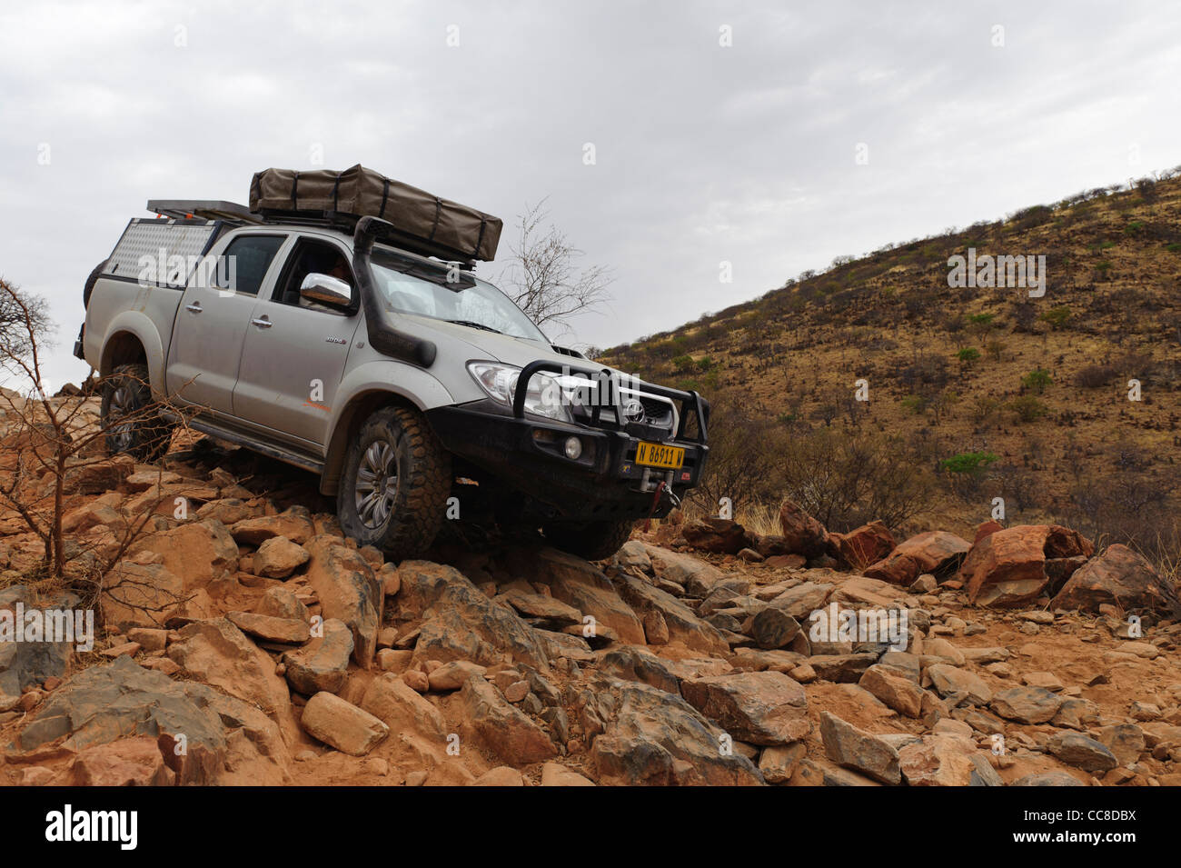 4x4 car on the "van Zyl's" pass. Kaokoland, Namibia Stock Photo - Alamy