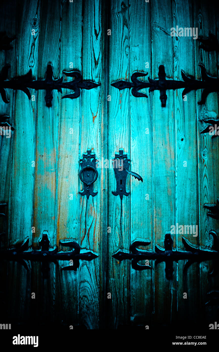 Medieval door mystery green old drama wooden cover aged hi-res stock ... Medieval door mystery green old drama wooden cover aged hi-res stock ...