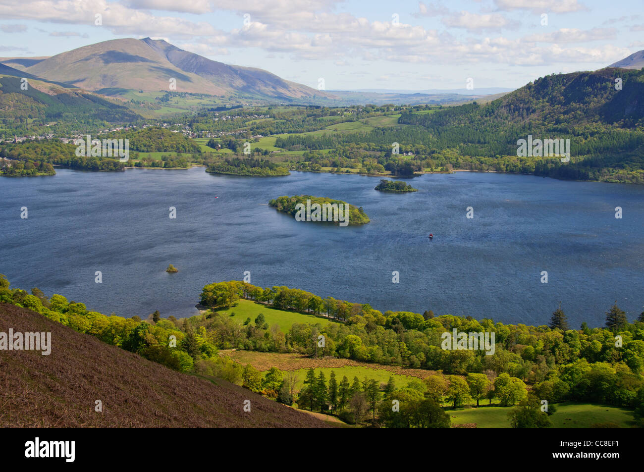 Views from Catbells, Alfred Wainwright's famous Walk 1958 ft ,of ...