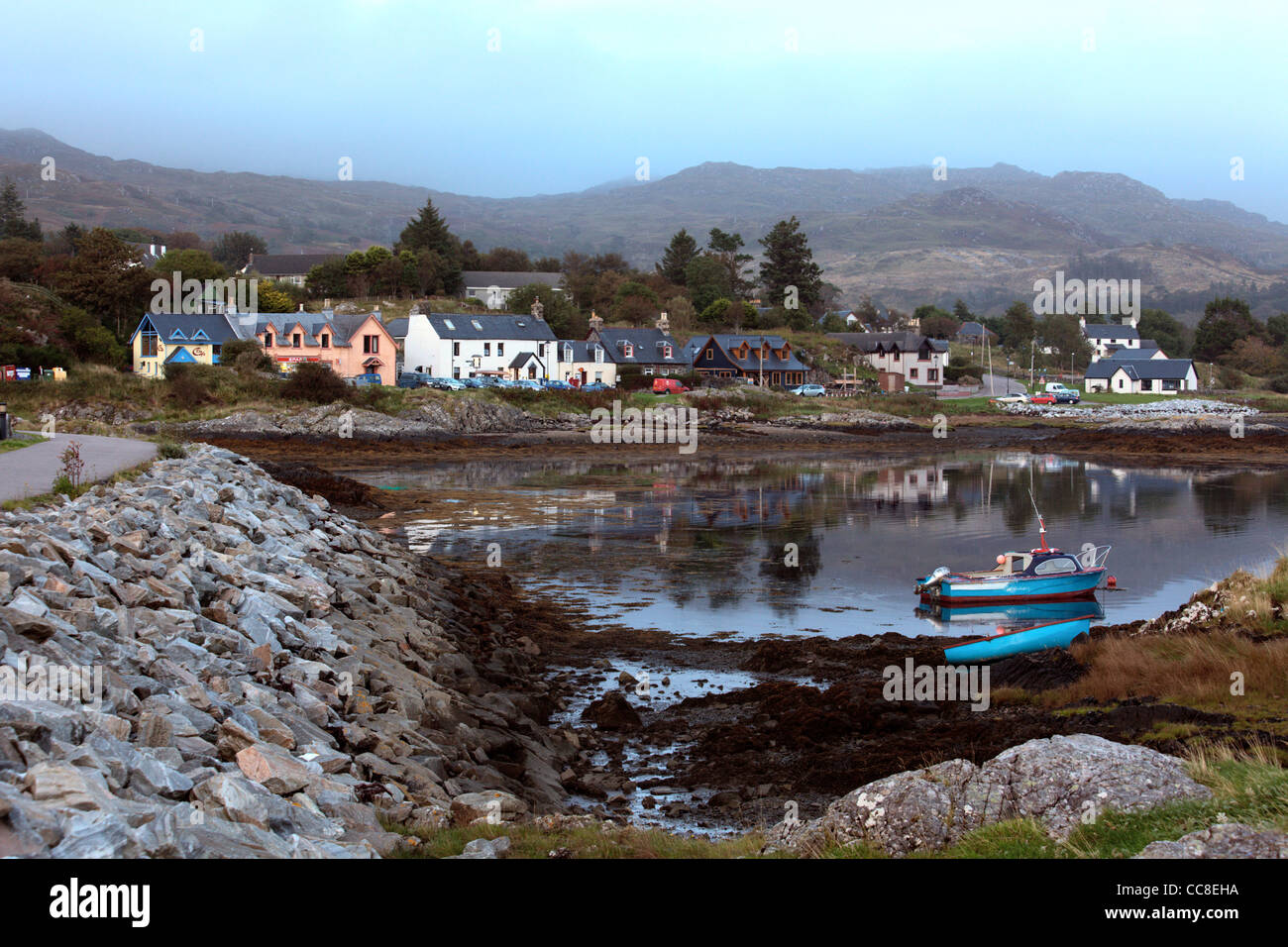 Arisaig at dusk Highland Region Scotland Stock Photo - Alamy
