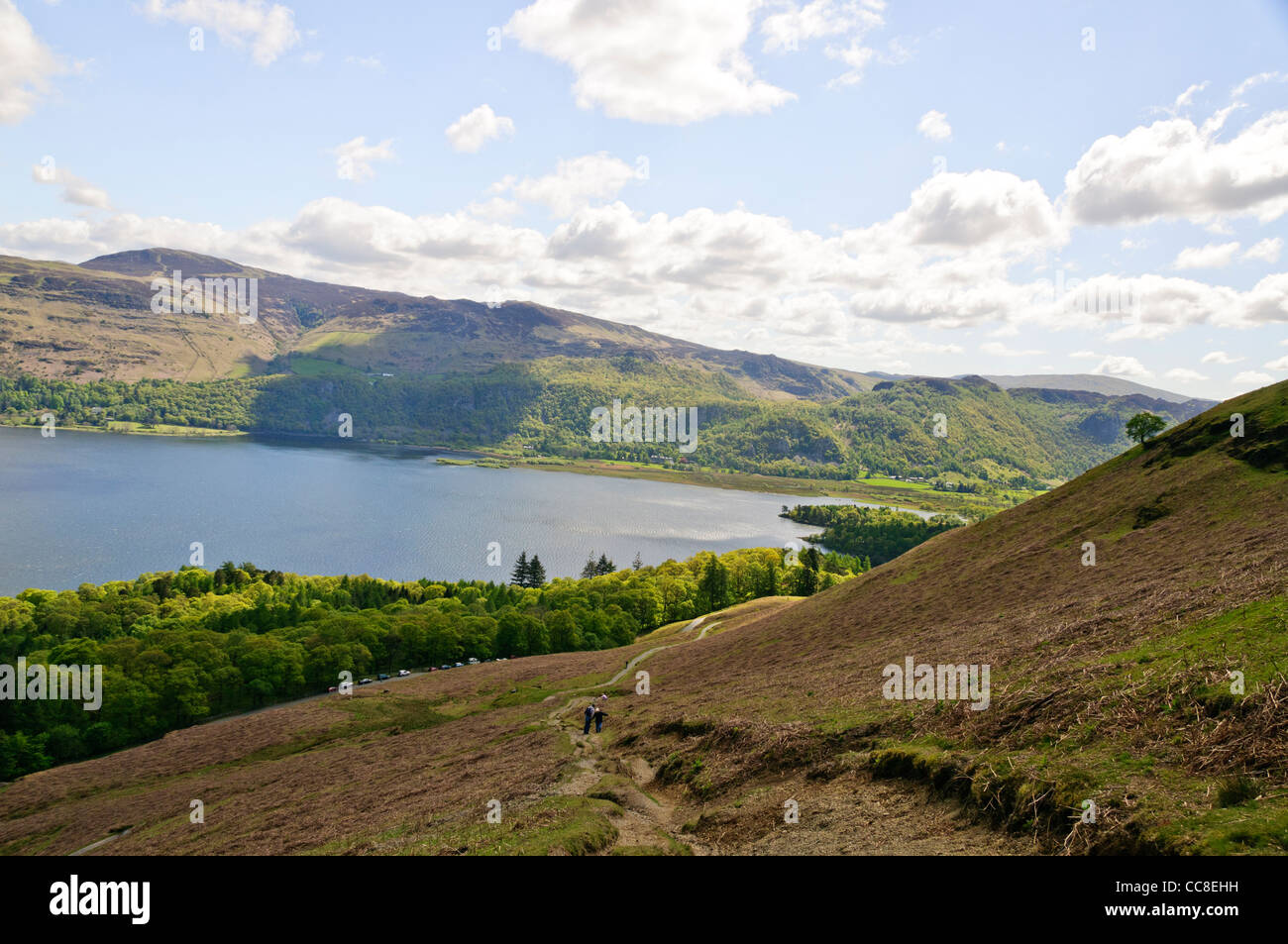 Views from Catbells, Alfred Wainwright's famous Walk 1958 ft ,of ...