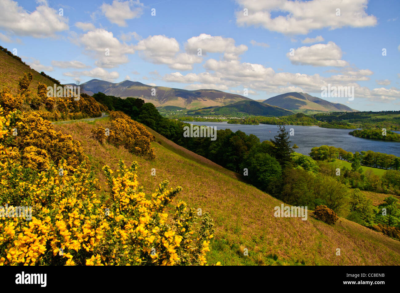 Views from Catbells, Alfred Wainwright's famous Walk 1958 ft ,of ...