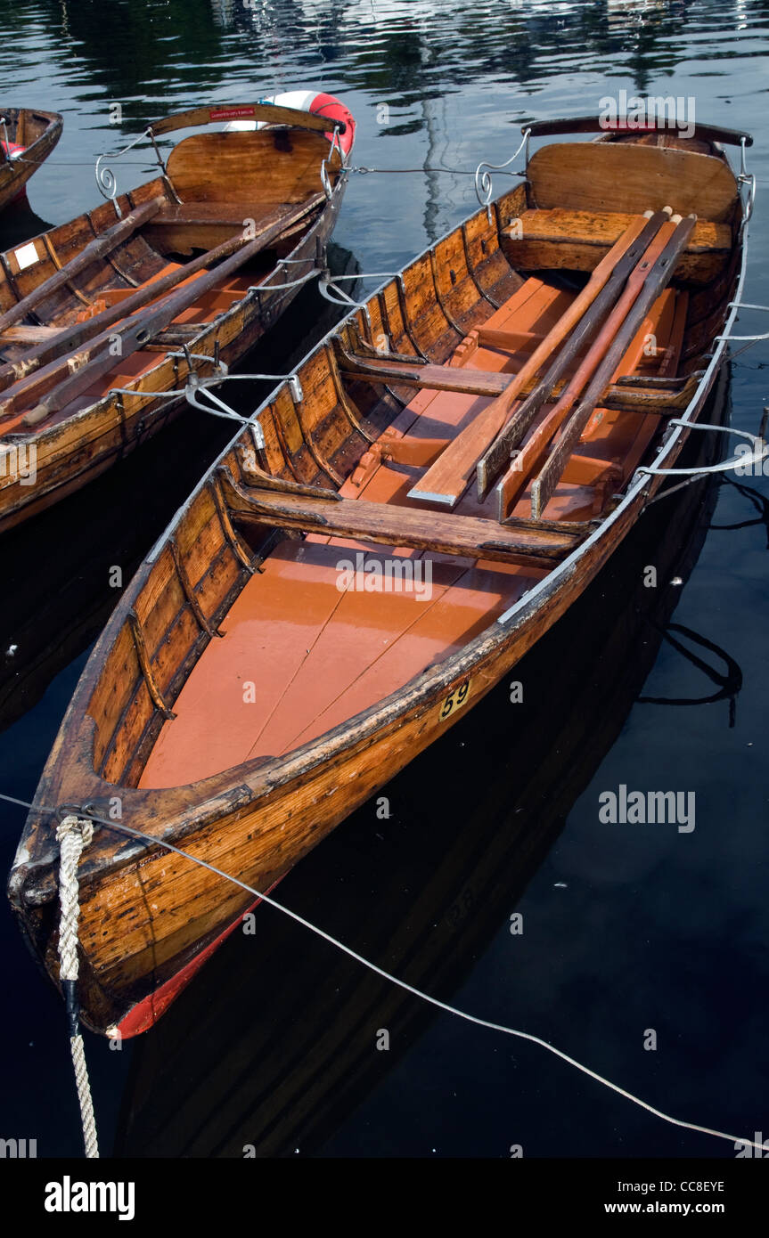 Rowing Oars In Water