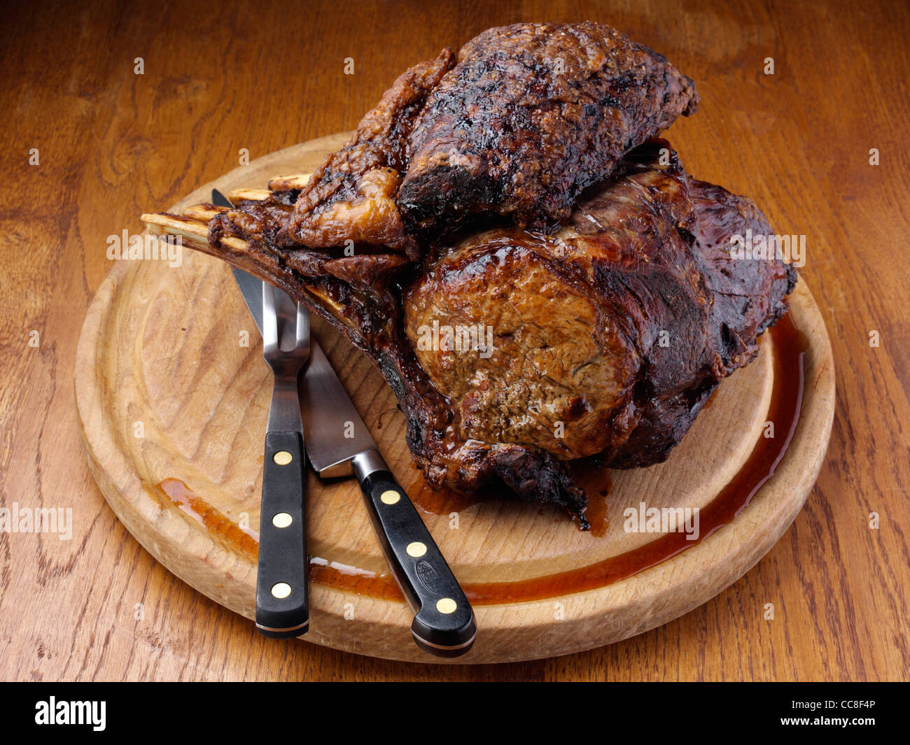 Fore rib of beef Stock Photo - Alamy