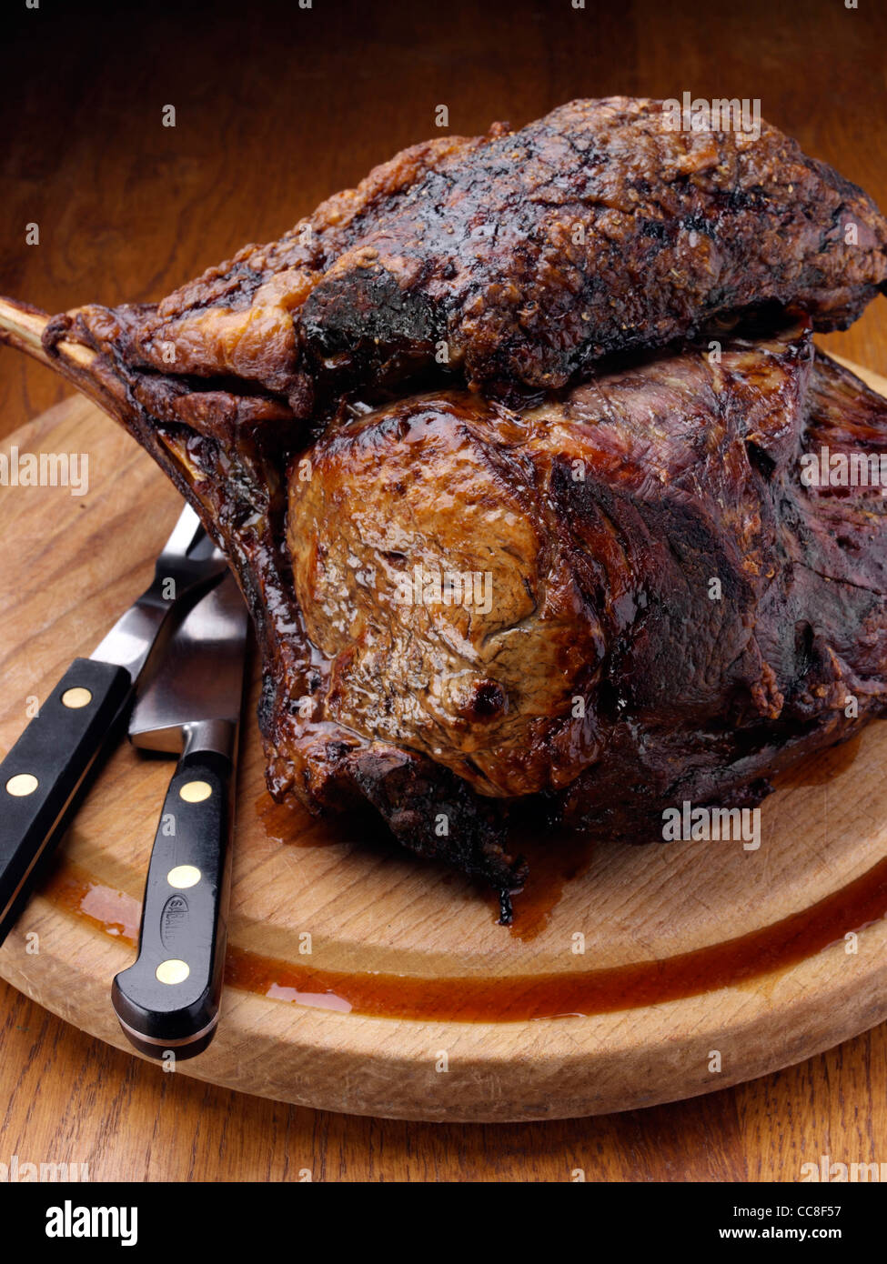 Fore rib of beef Stock Photo - Alamy