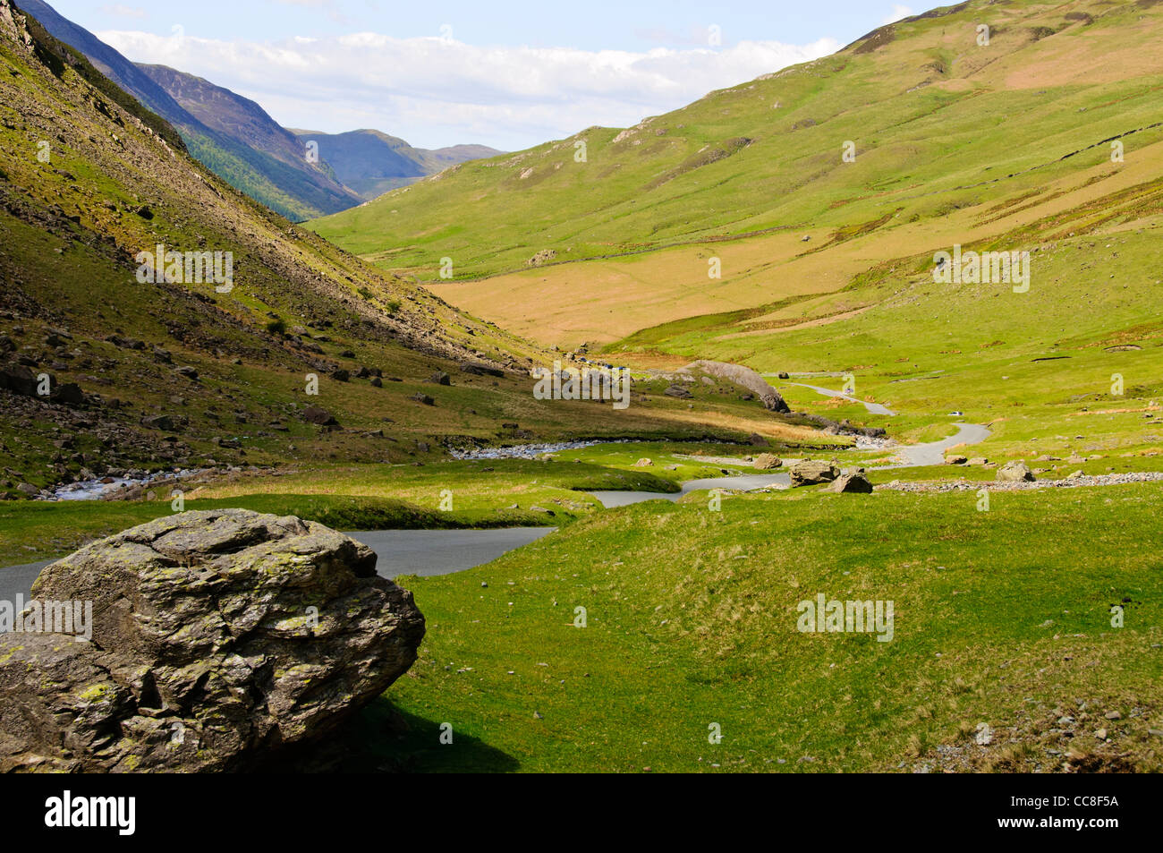 The Honister Pass, also known as Honister Hause, is a mountain pass in ...