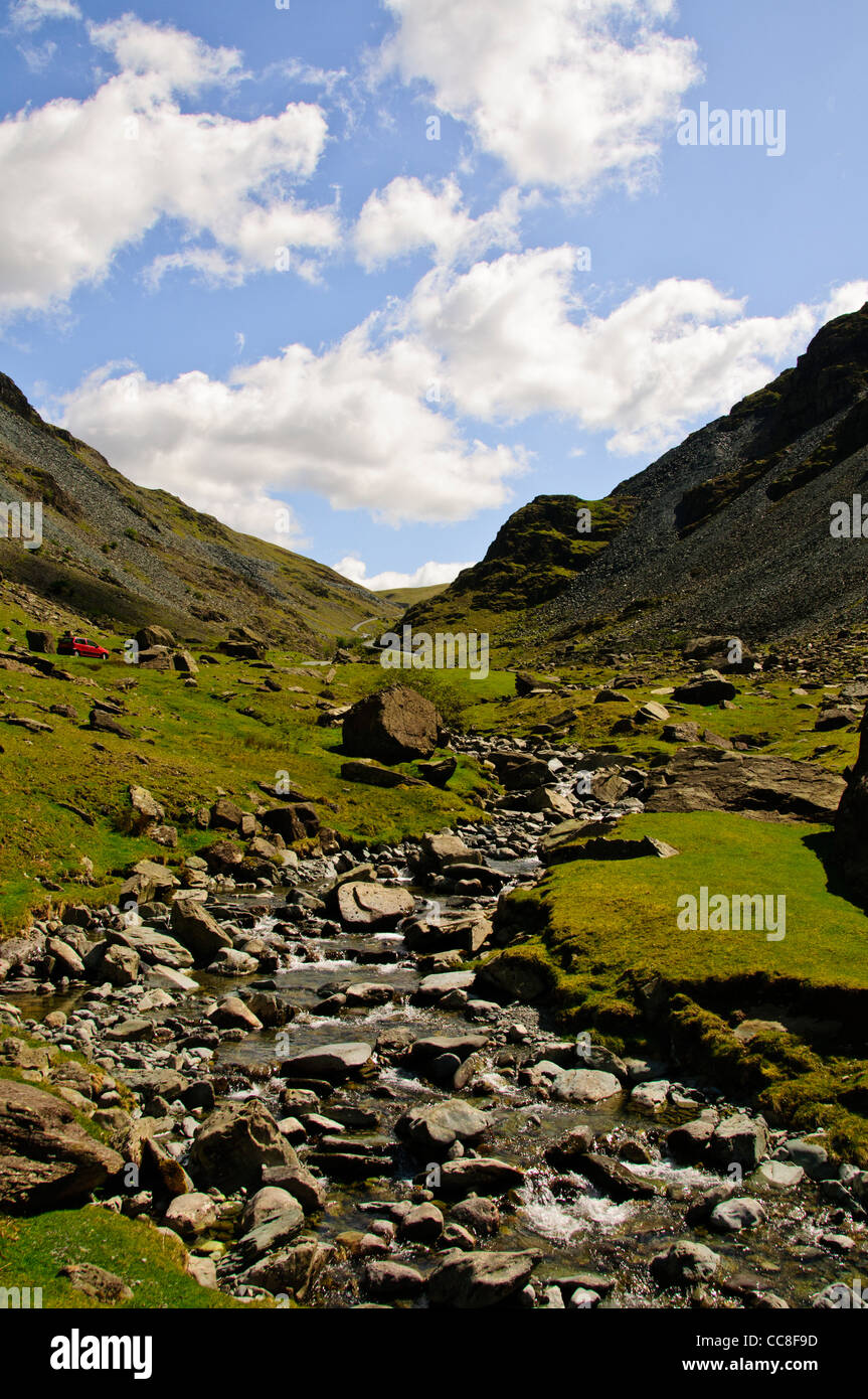 The Honister Pass, also known as Honister Hause, is a mountain pass in ...