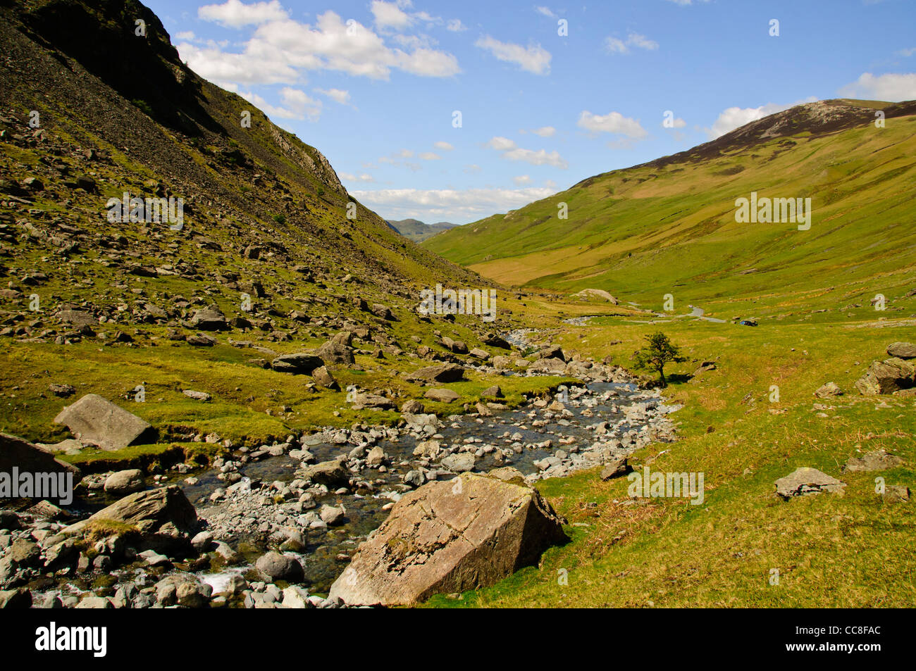 The Honister Pass, also known as Honister Hause, is a mountain pass in ...