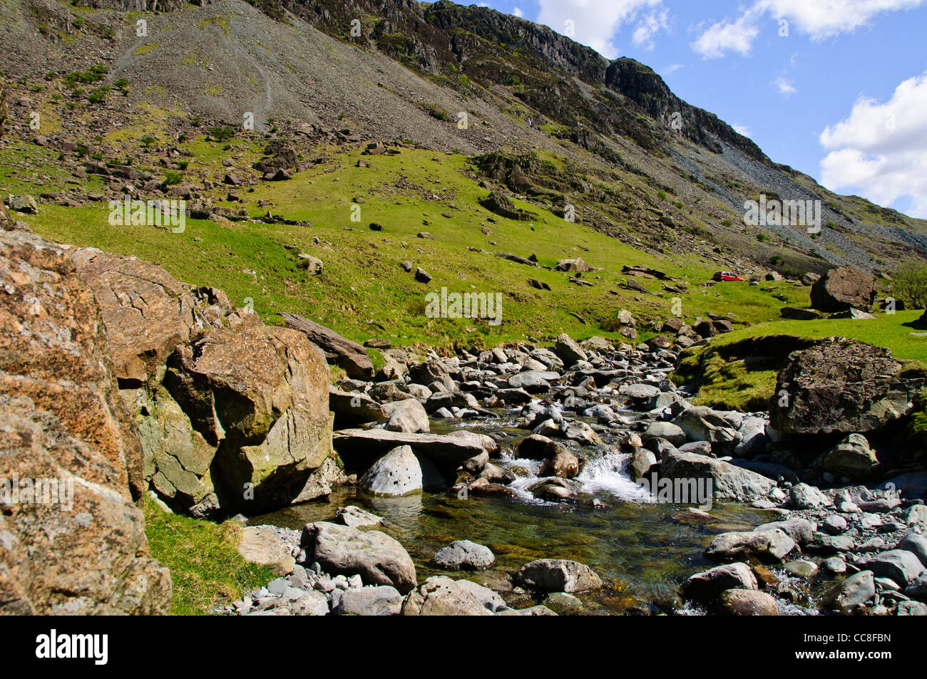 The Honister Pass, also known as Honister Hause, is a mountain pass in ...