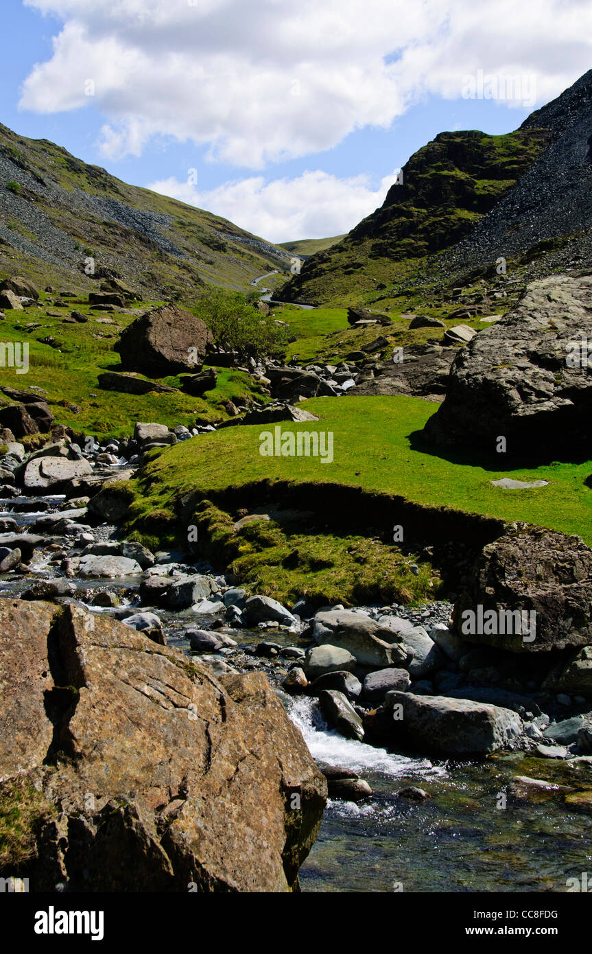 The Honister Pass, also known as Honister Hause, is a mountain pass in ...
