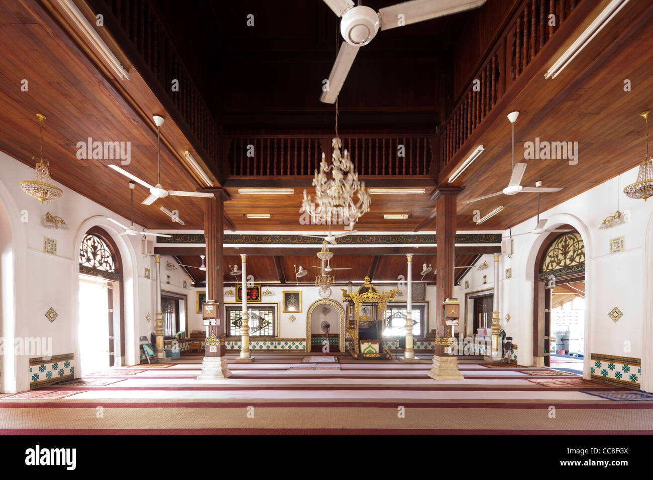 Tranquerah Mosque or Masjid Tengkera, Malacca Town, Bandar Melaka ...